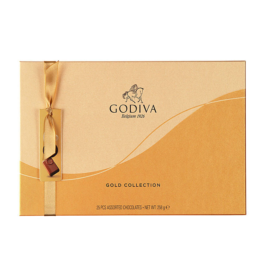 Order Godiva Gold Gift Box 25Pcs Online | Same-Day Delivery UAE - Fnp.ae