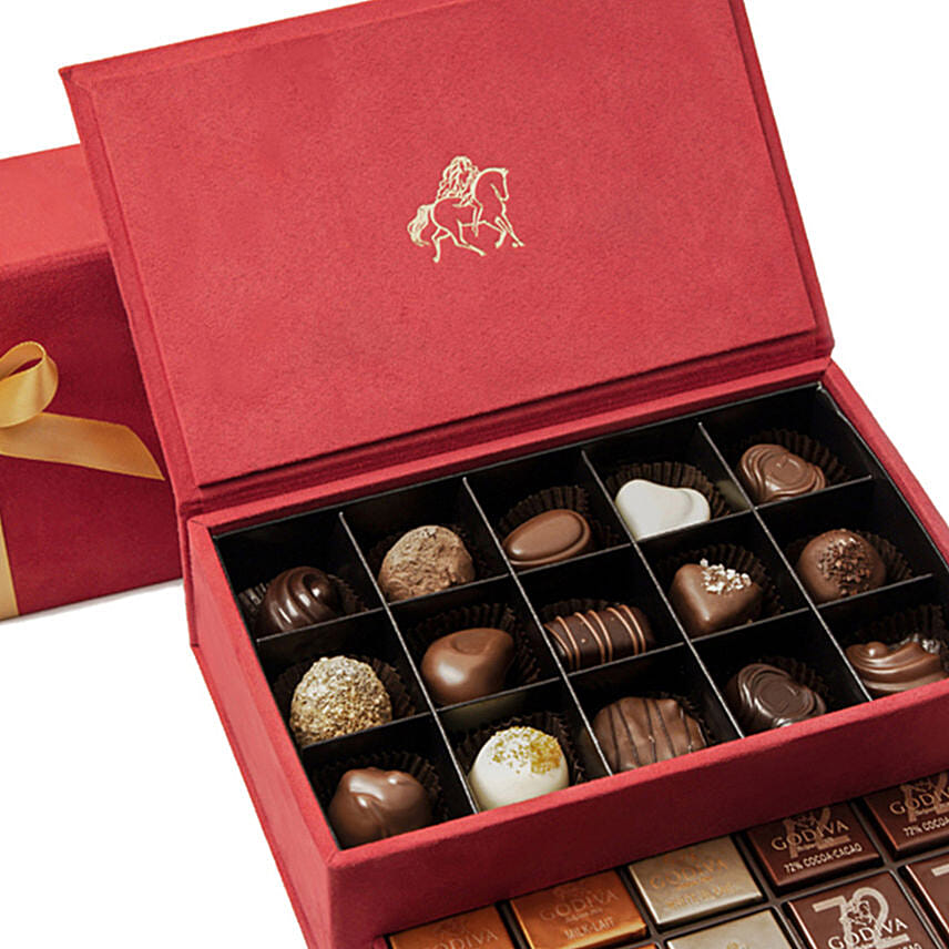 Online Godiva Royal Gift Box Small Red Gift Delivery in UAE - FNP