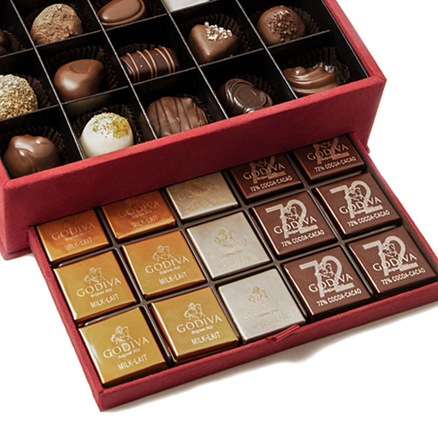 Online Godiva Royal Gift Box Small Red Gift Delivery in UAE - FNP