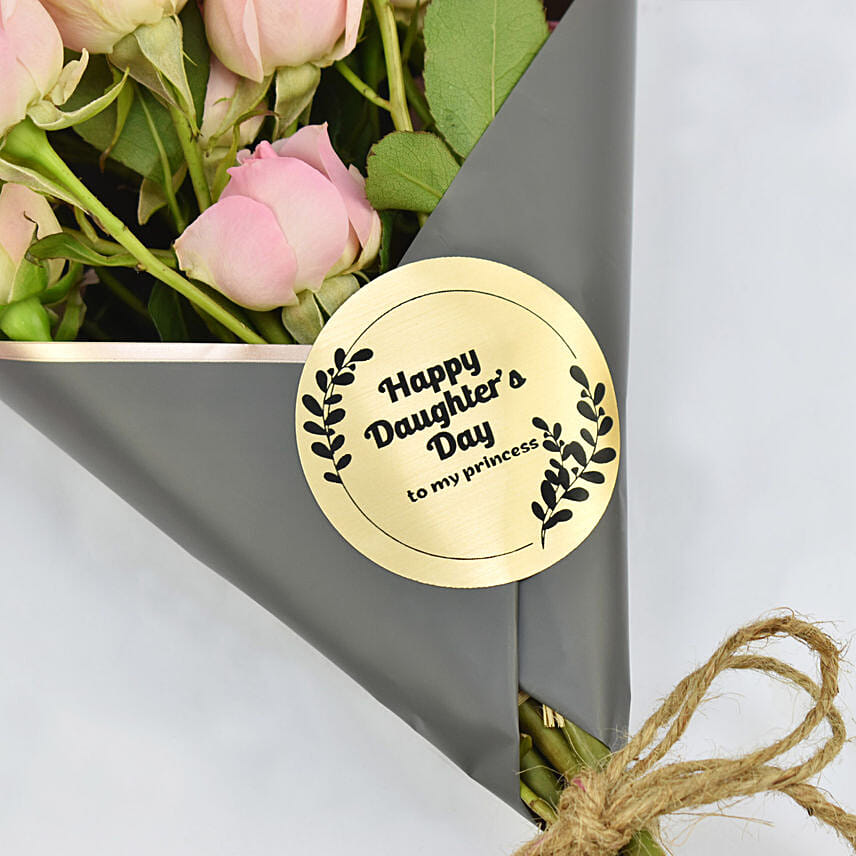 Online Pink Rouse Bouquet for Daugthers Day Gift Delivery in UAE - FNP