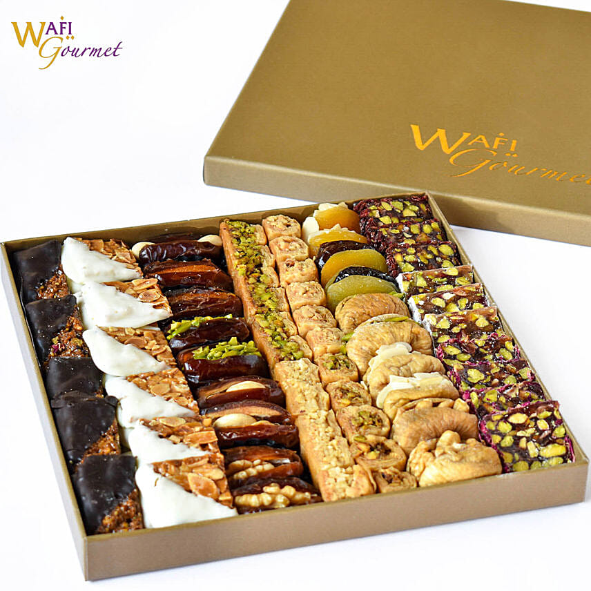 Order Premium Box of Arabic Sweets and Chocolates By Wafi Online | Same ...