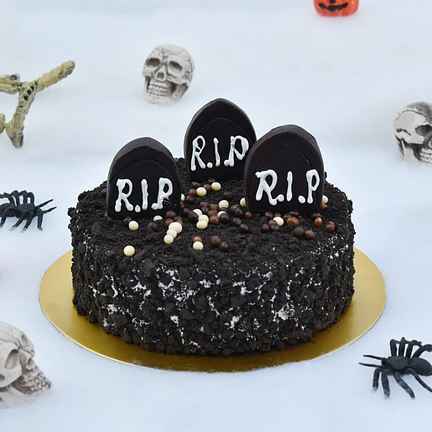 Order Halloween Theme RIP Cake Online | Same-Day Delivery UAE - Fnp.ae