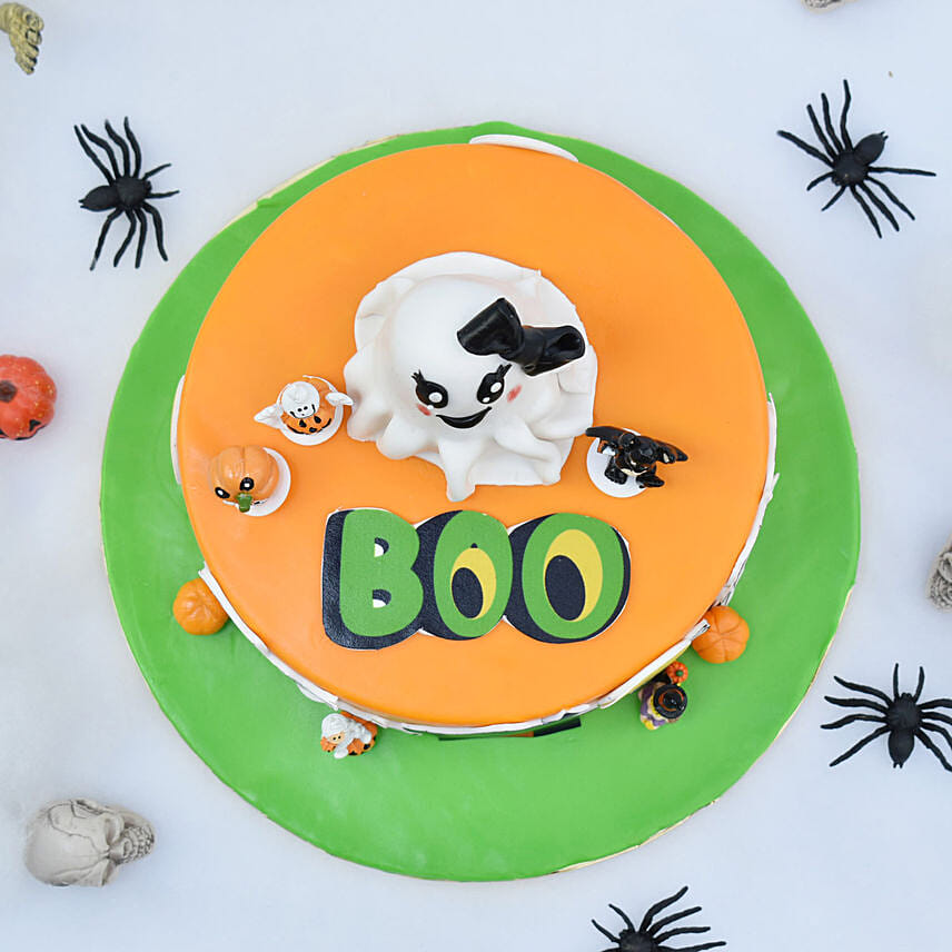Online Special Halloween Casper Cake Gift Delivery in UAE - FNP