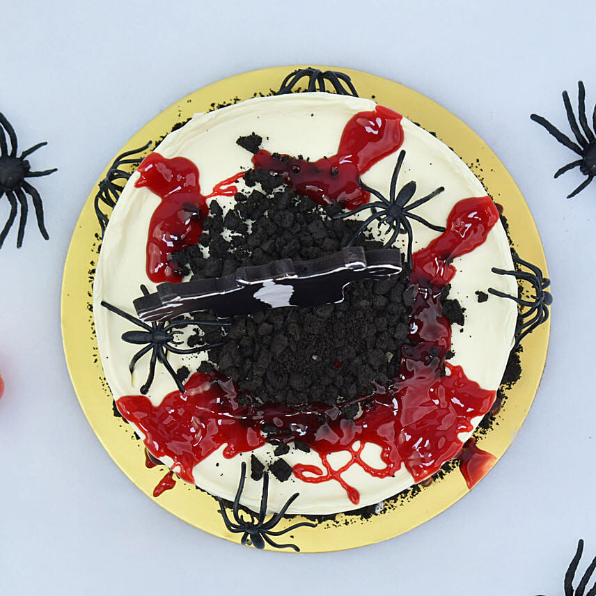 Order Evil Halloween Cake Half Kg Online | Same-Day Delivery UAE - Fnp.ae
