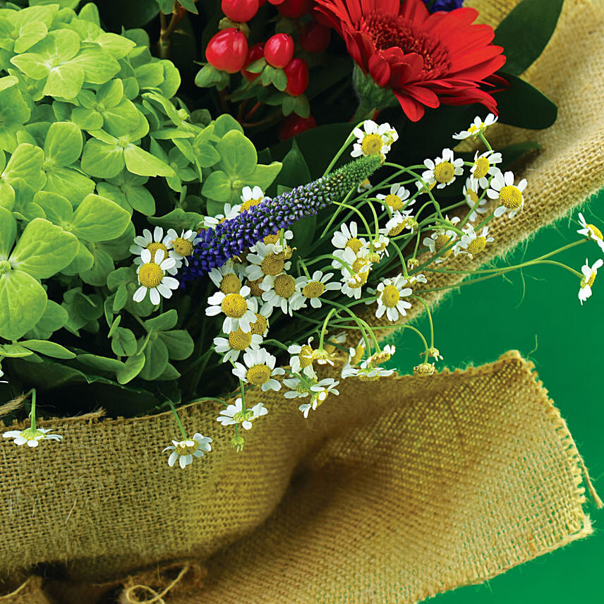Order Portugal Theme Flower Bouquet Online | Same-Day Delivery UAE - Fnp.ae
