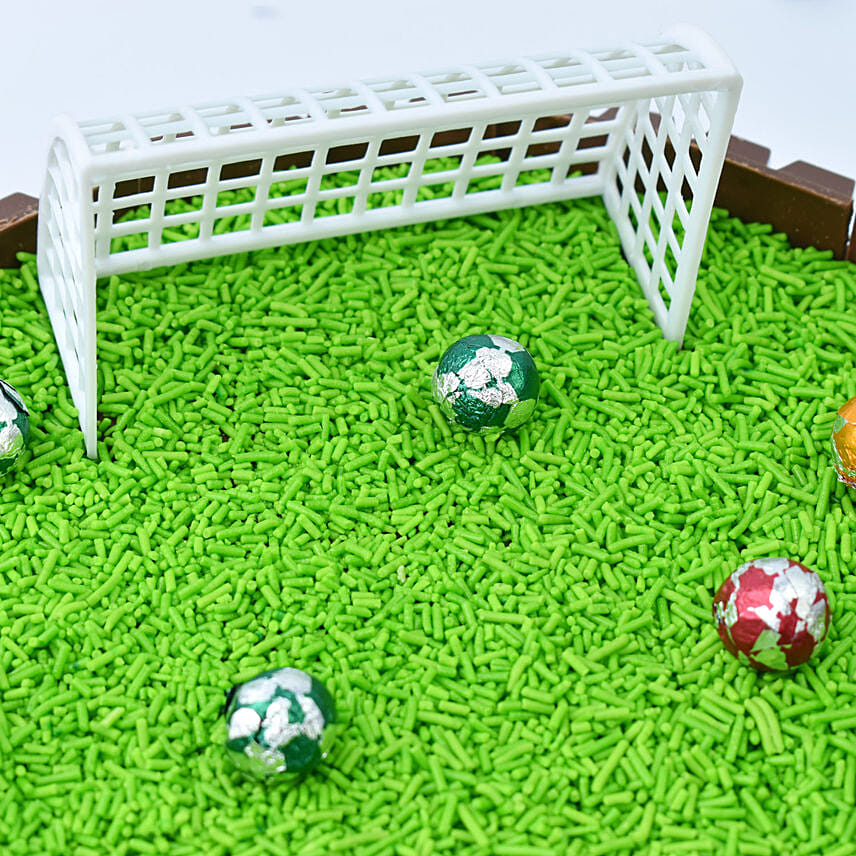 Online Football Field Designer Marble Cake Gift Delivery in UAE - FNP