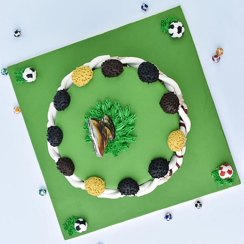 Order Football Team Designer Red Velvet Cake Online | Same-Day Delivery ...