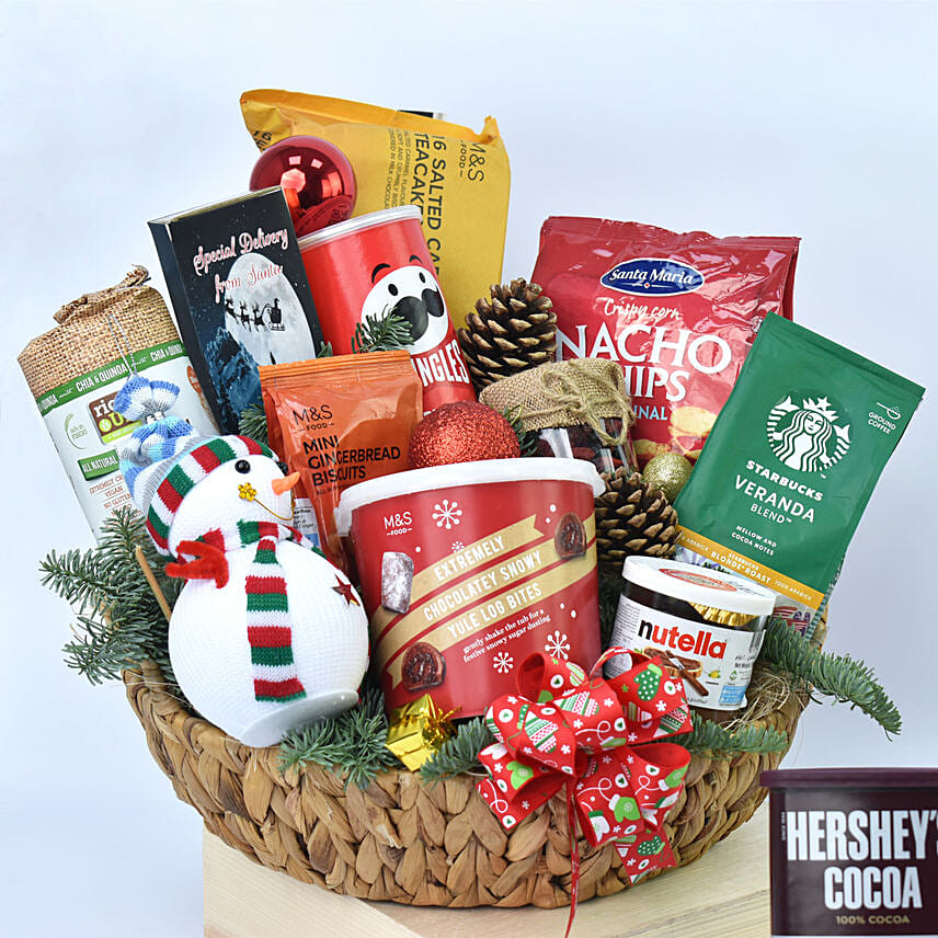 Order Set Of 3 Delicious Goodies Hamper for Christmas Online | Same-Day ...