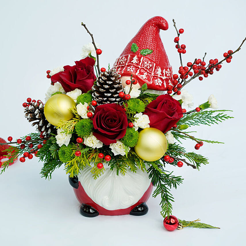 Online Christmas With Santa Flowers Gift Delivery in UAE - FNP