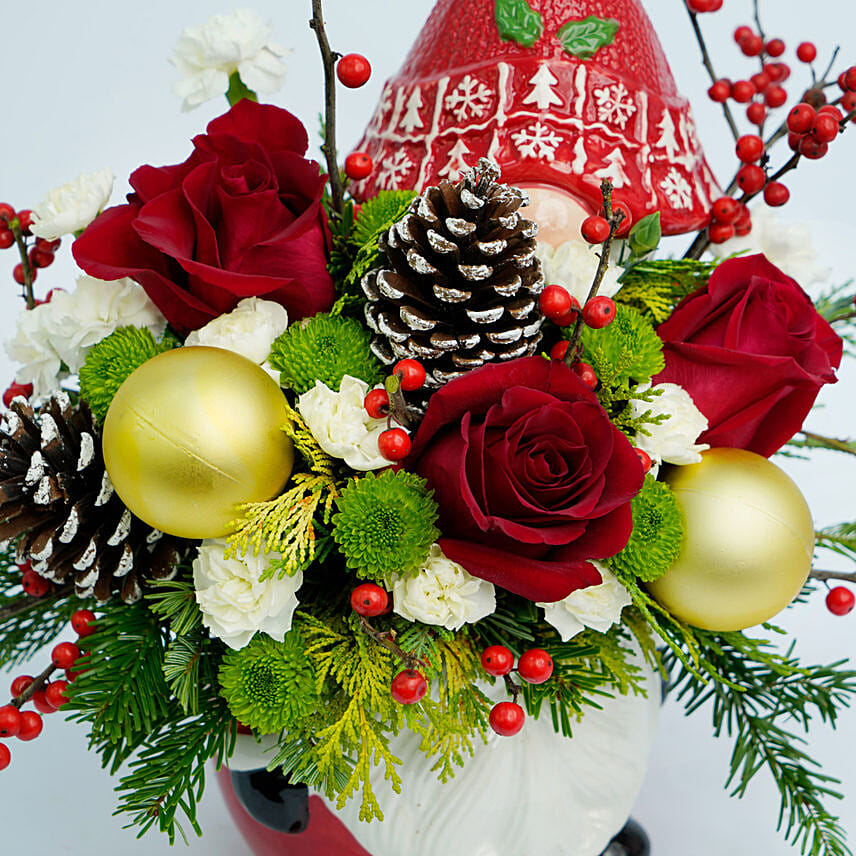 Online Christmas With Santa Flowers Gift Delivery in UAE - FNP