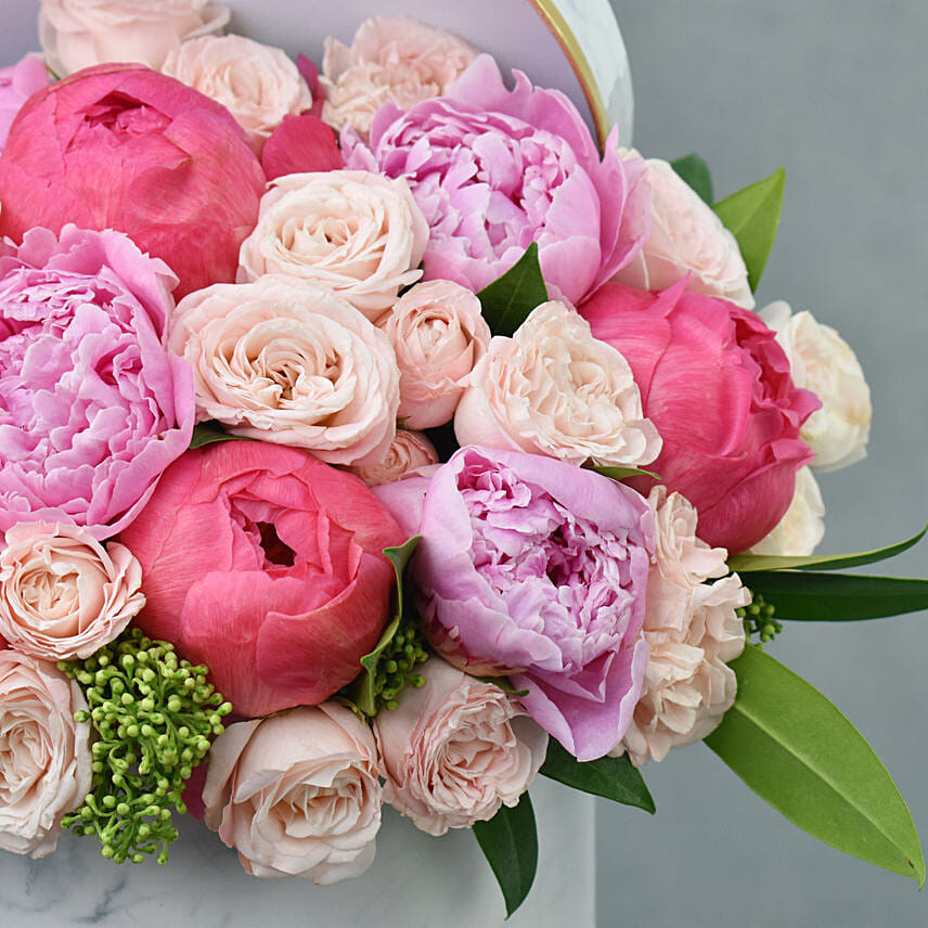 Online Celestial Peonies Gift Delivery in UAE - FNP