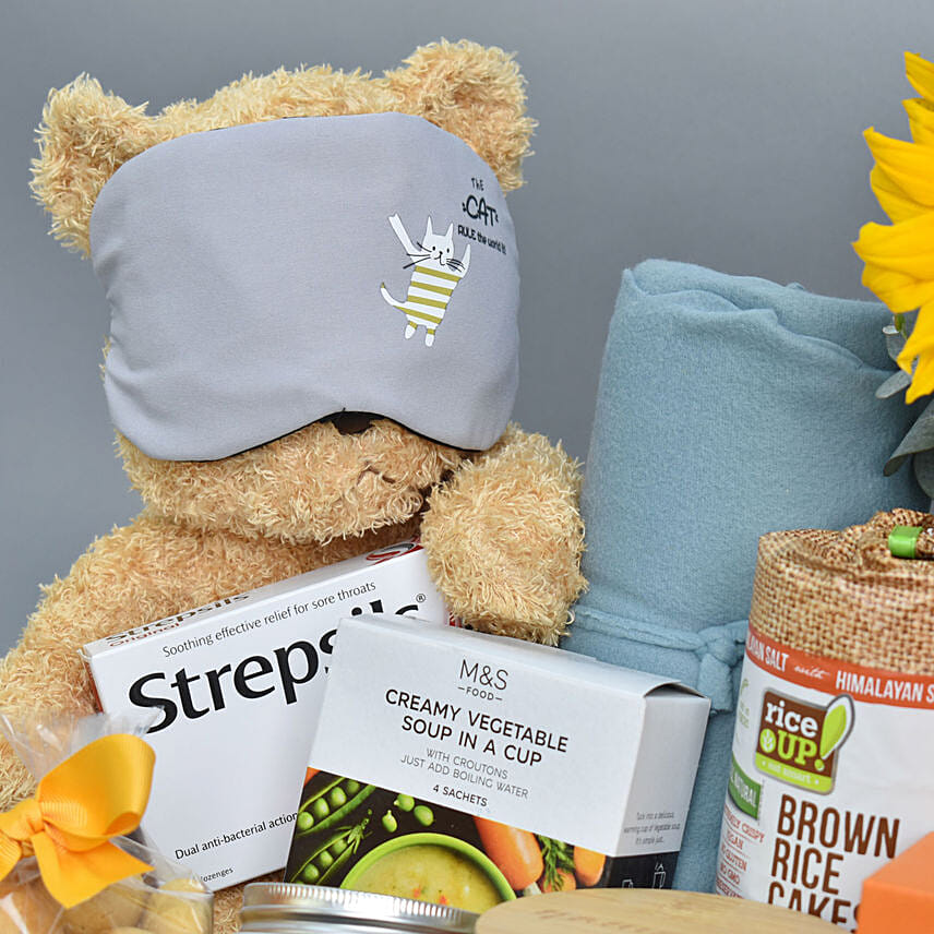 Order Get Well Soon Sunflower Hamper Online | Same-Day Delivery UAE ...