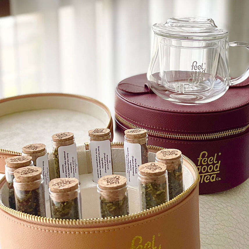 Order Tea Leather Box Camel By Feel Good Tea Online | Same-Day Delivery ...