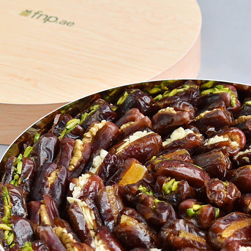 Order Mixed Stuffed Dates 1kg Online | Same-Day Delivery UAE - Fnp.ae