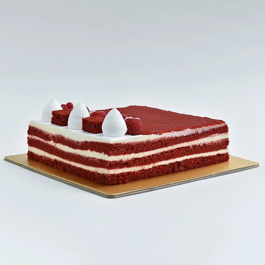 Order Red Velvet Square Cake Online | Same-Day Delivery UAE - Fnp.ae