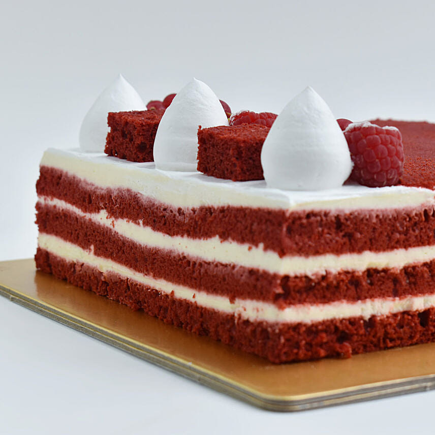 Order Red Velvet Square Cake Online | Same-Day Delivery UAE - Fnp.ae
