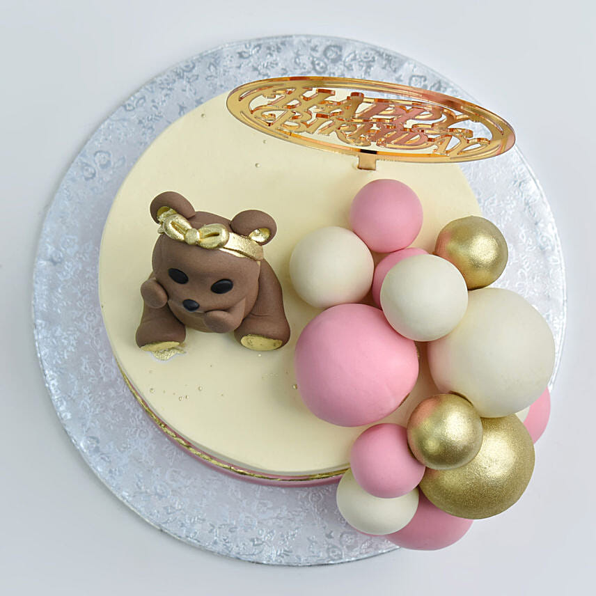 Order Yummy Teddy Chocolate Cake Online | Same-Day Delivery UAE - Fnp.ae