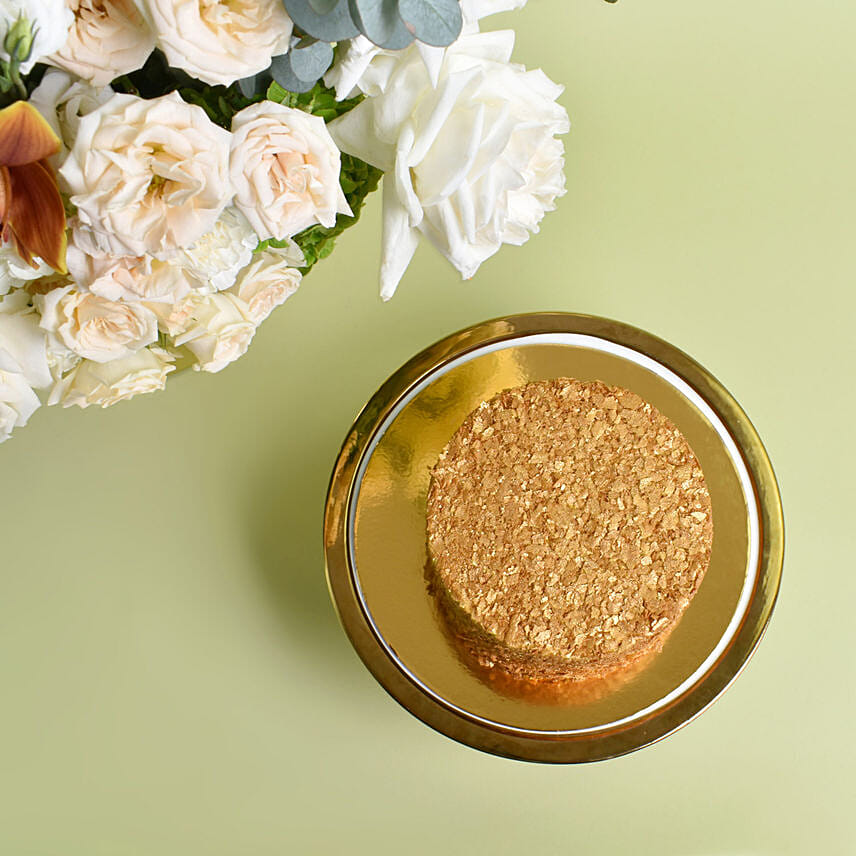 Order Birthday Wishes Grand Box with Gold Cake Online | Same-Day ...