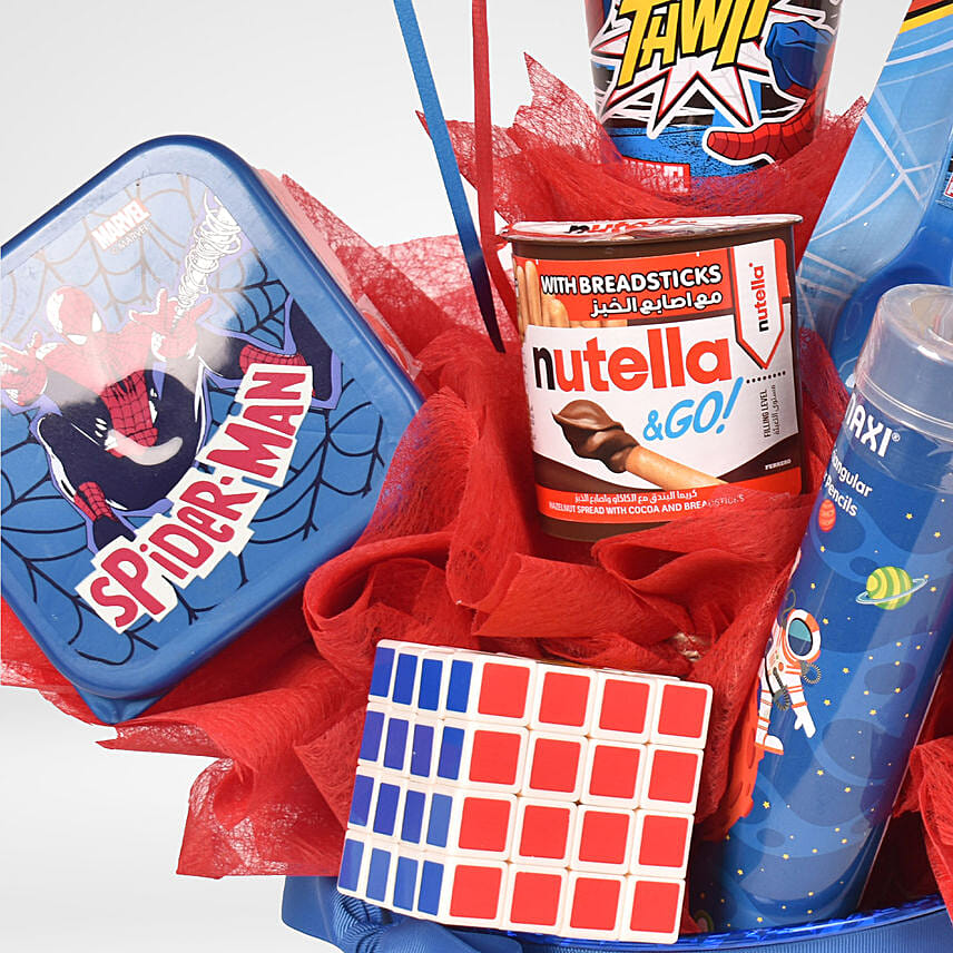 Order Spider Man Gift Basket Online | Same-Day Delivery UAE - Fnp.ae