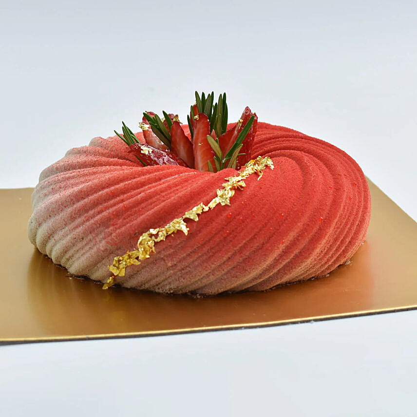 Online Red Velvet Twist Cake Gift Delivery in UAE - FNP