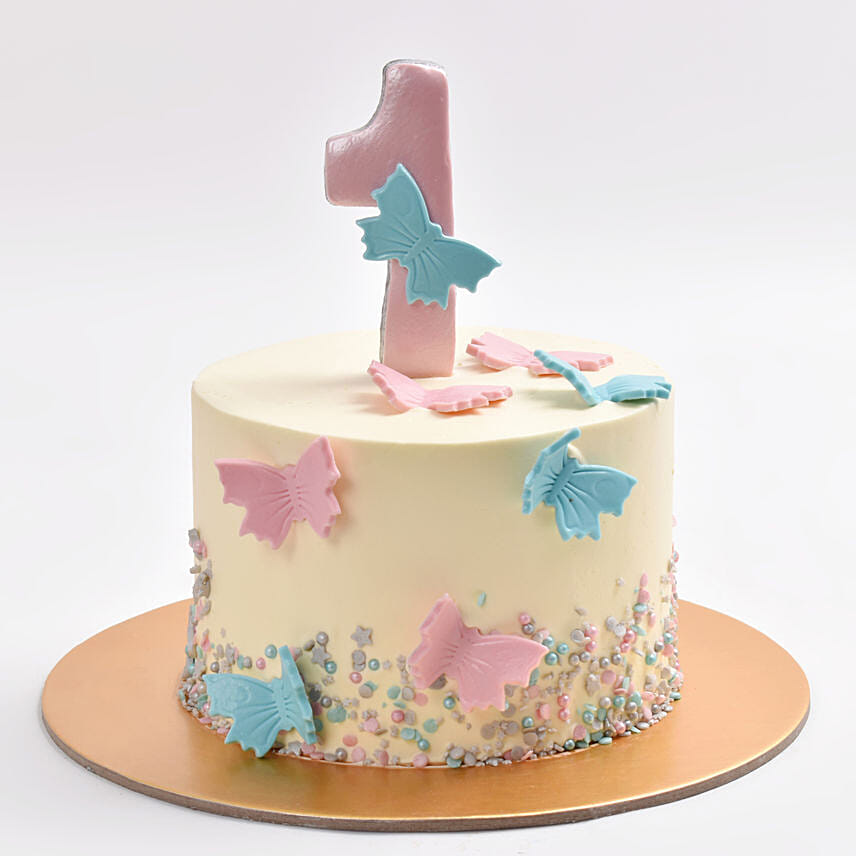 Order One Year Birthday Cake Red Velvet Online | Same-Day Delivery UAE ...