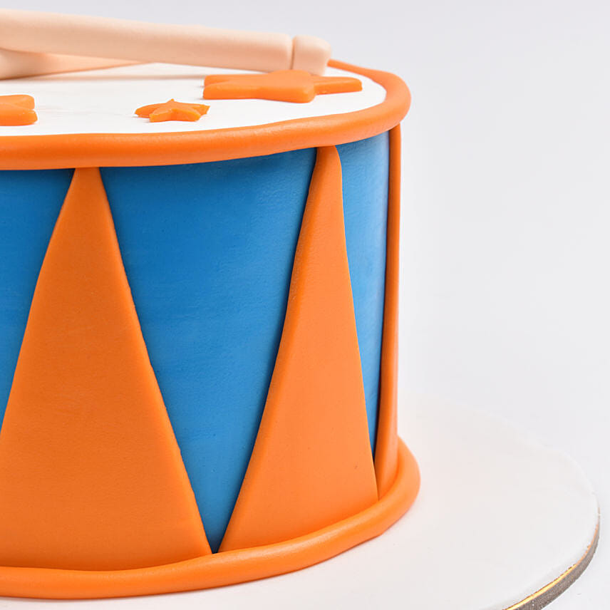 Online Chocolate Drum Cake Gift Delivery in UAE - FNP