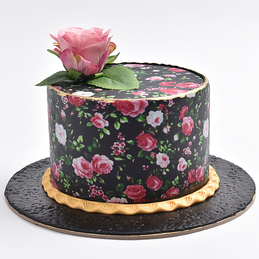 Order Floral Fantasy Printed Chocolate Cake Online | Same-Day Delivery ...