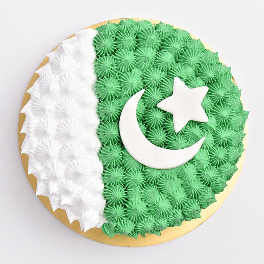 Order Pakistani Flag Cake 4 Portions Online | Same-Day Delivery UAE ...