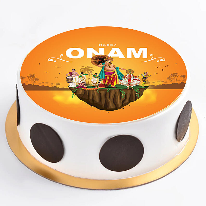 Online Onam Special Marble Cake 8 Portion Gift Delivery in UAE - FNP