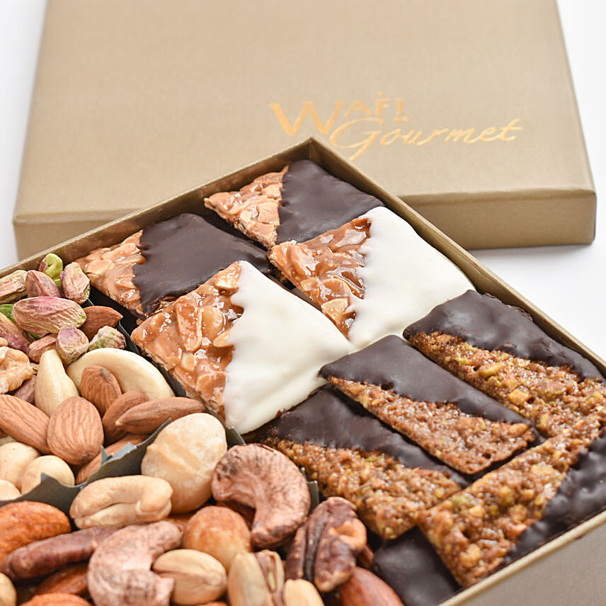 Order Healthy Snack Box By Wafi Online | Same-Day Delivery UAE - Fnp.ae