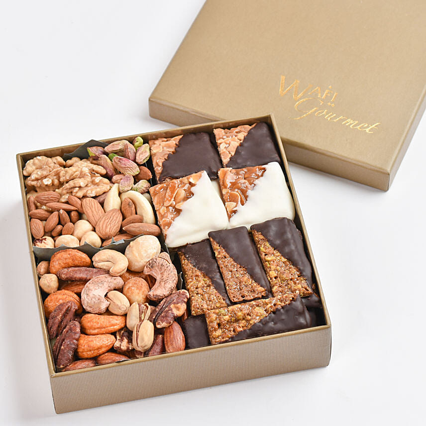 Order Healthy Snack Box By Wafi Online | Same-Day Delivery UAE - Fnp.ae