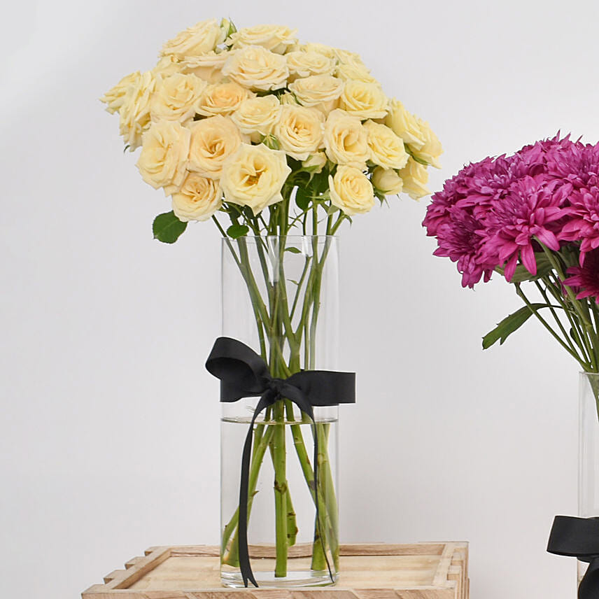 Order Beautiful Flowers Set of 3 Online | Same-Day Delivery UAE - Fnp.ae