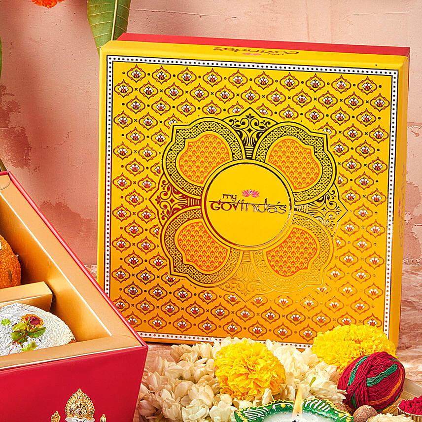 Order Ganesh Chaturthi Shahi Laddoo 4 Pcs Online | Same-Day Delivery ...