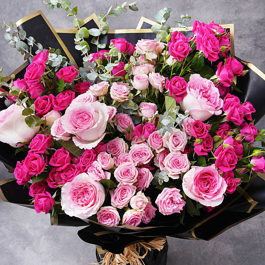 Order Dazzling Roses Bouquet Online | Same-Day Delivery UAE - Fnp.ae