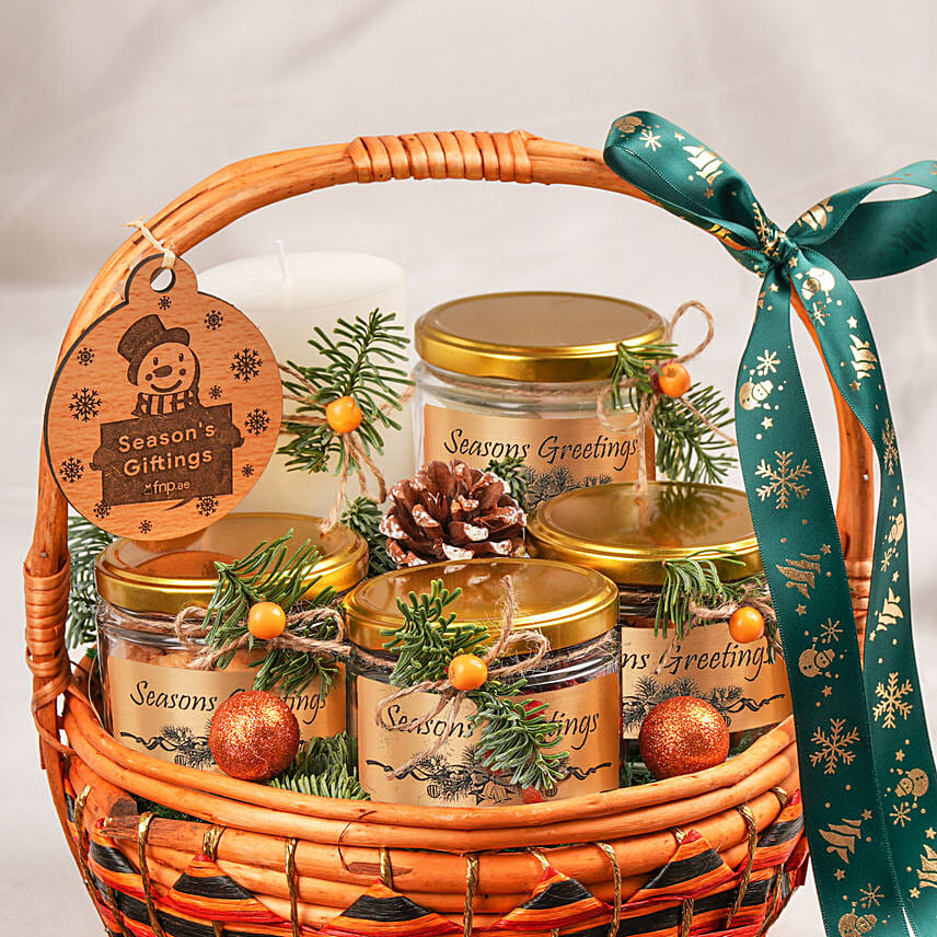 Order Seasons Greetings Basket Online | Same-Day Delivery UAE - Fnp.ae