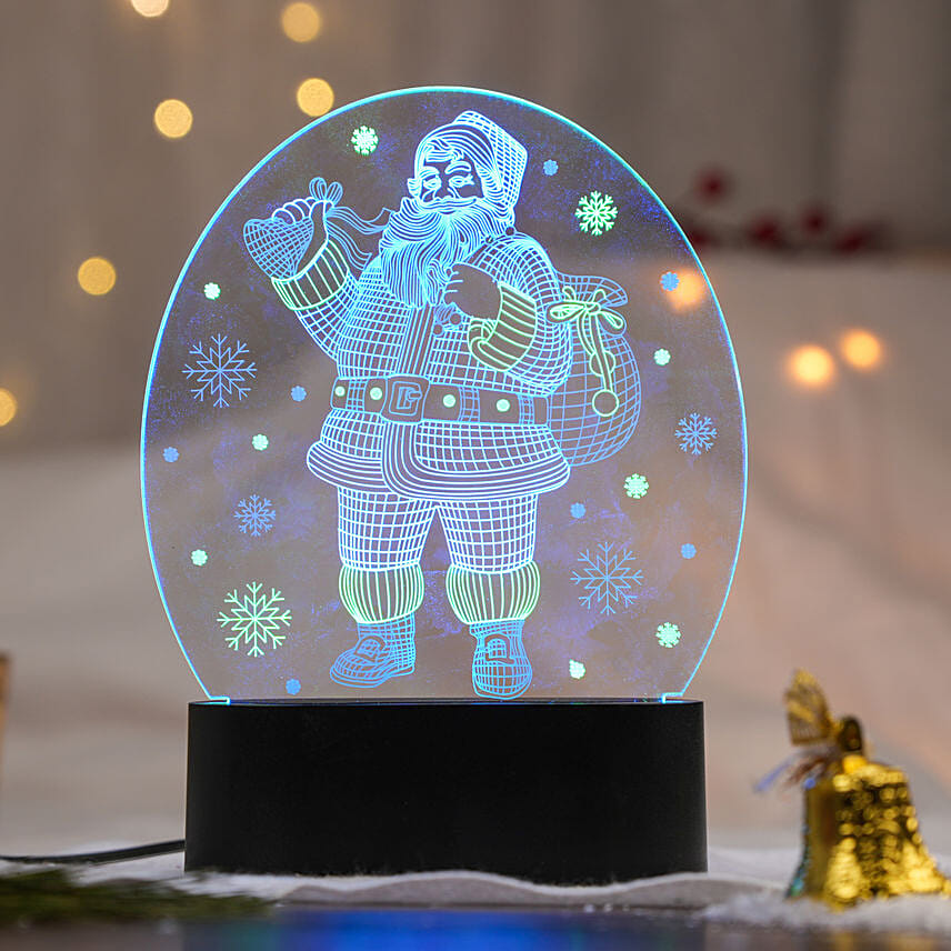 Order Santa Multicolor Led Lamp Online | Same-Day Delivery UAE - Fnp.ae