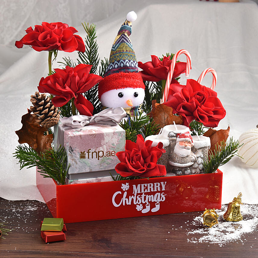 Order Snowman Delight Combo Tray Online | Same-Day Delivery UAE - Fnp.ae
