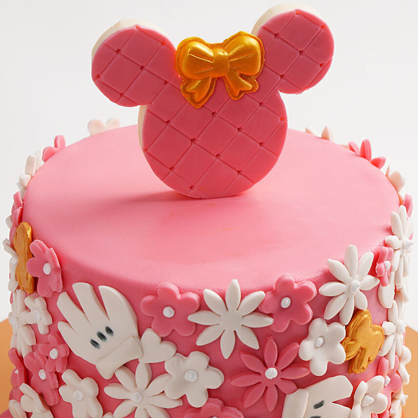 Order Cute Minnie Mouse First Birthday Cake Online | Same-Day Delivery ...
