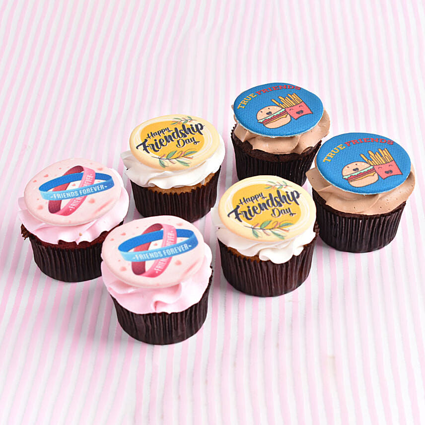 Order Friendship Day Cup Cakes Online | Same-Day Delivery UAE - Fnp.ae