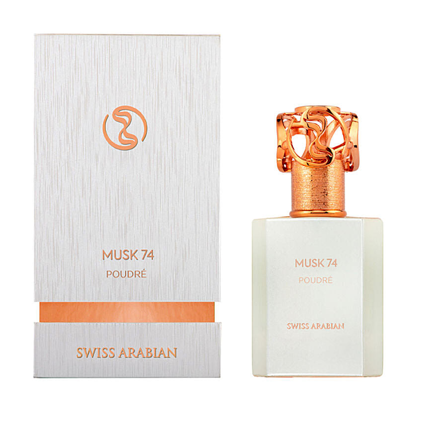 Order Musk 74 Poudre 50Ml Edp Byswiss Arabian Online | Same-Day ...