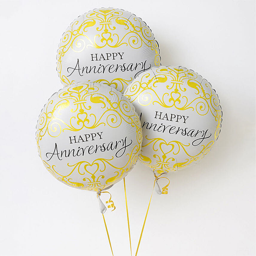Order Anniversary Balloon 3 Pcs Online | Same-Day Delivery UAE - Fnp.ae