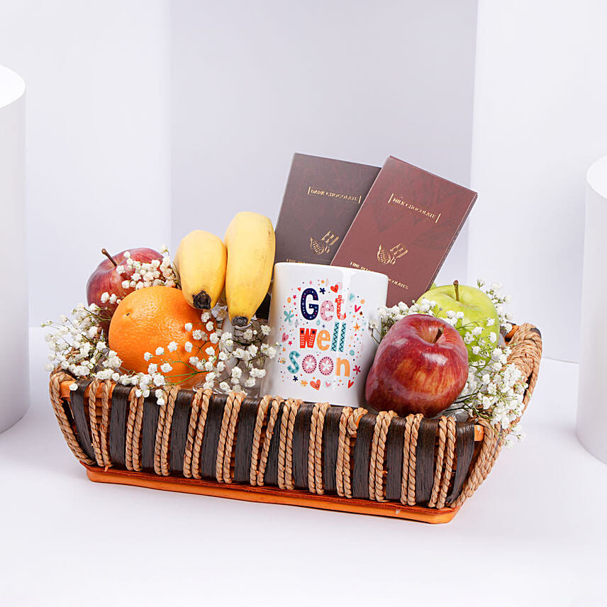 Online Get Well Soon Fruit Basket Gift Delivery in UAE - FNP