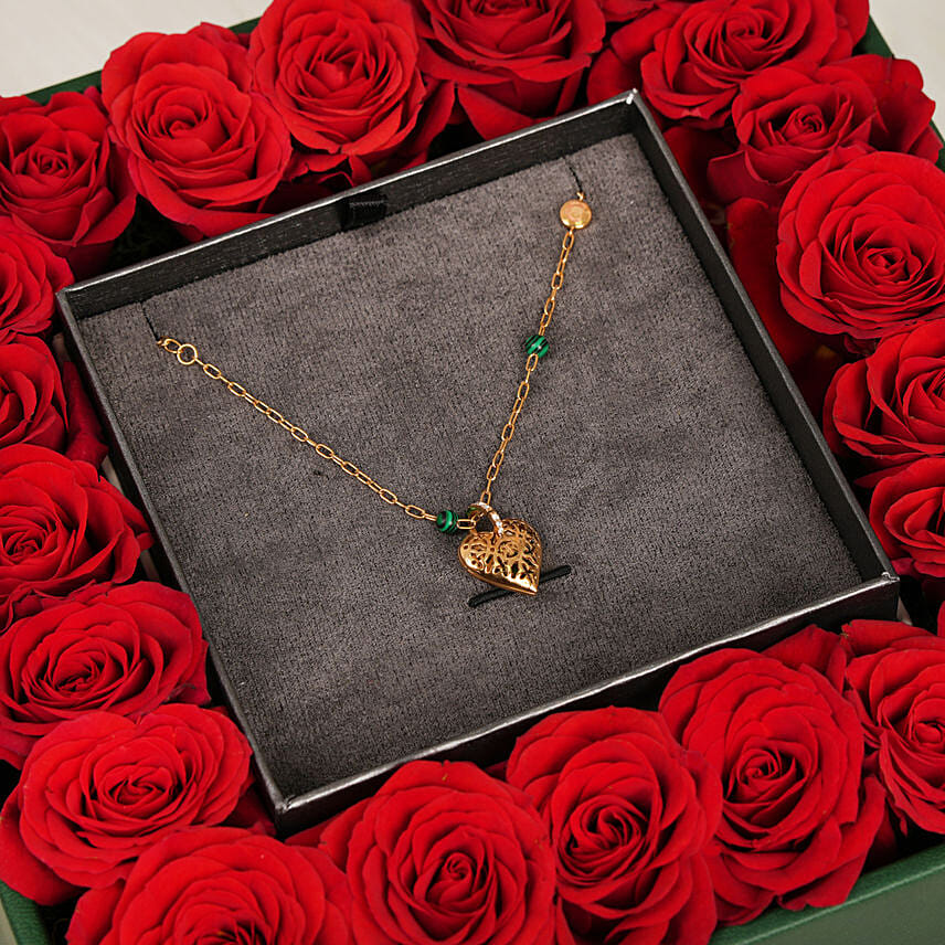 Order Cerruti 1881 Heart Bracelet with Roses Online | Same-Day Delivery ...