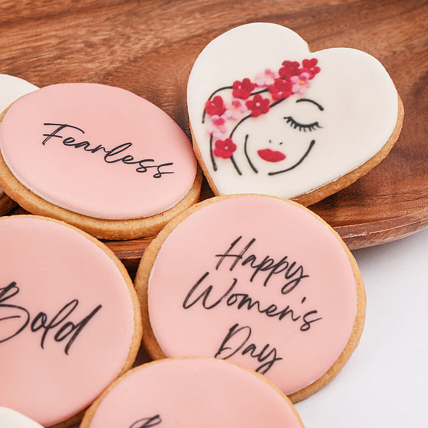 Order Womens Day Cookies 9 Pcs Online | Same-Day Delivery UAE - Fnp.ae