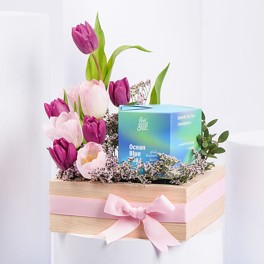 Order Tulips And Premium Tea Online | Same-Day Delivery UAE - Fnp.ae