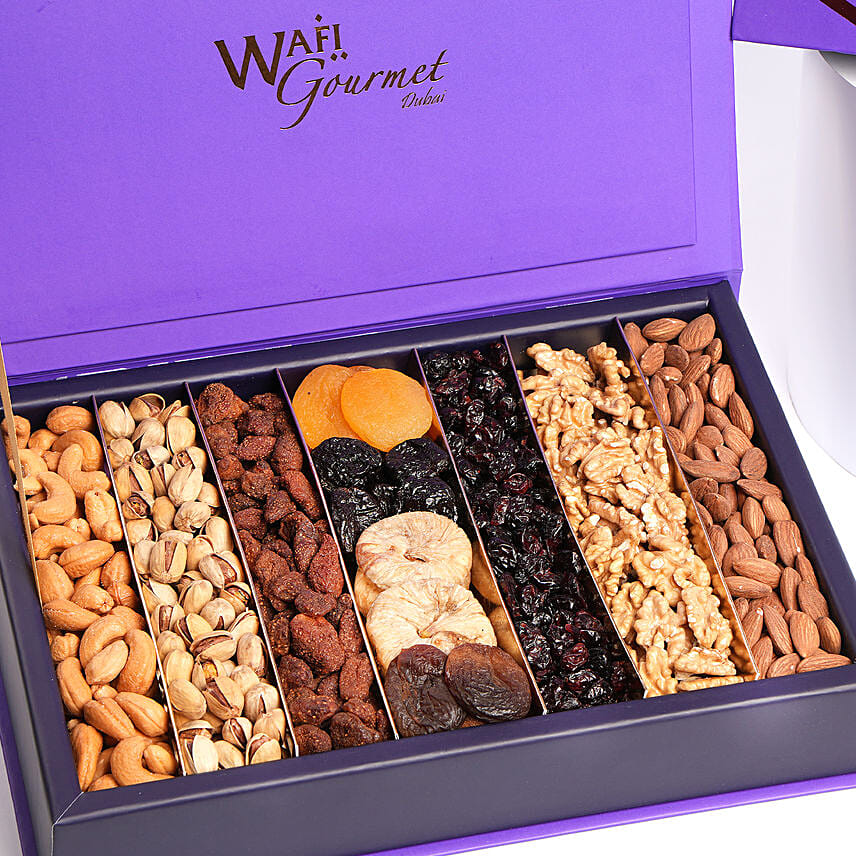 Order Mixed Nuts Gift Box By Wafi Online | Same-Day Delivery UAE - Fnp.ae
