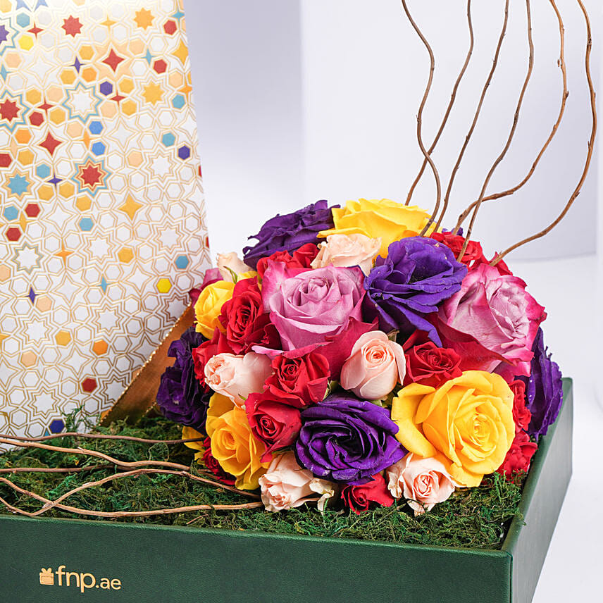 Order Bateel Najma Medium Gift Set Assorted in Flowers Tray Online ...