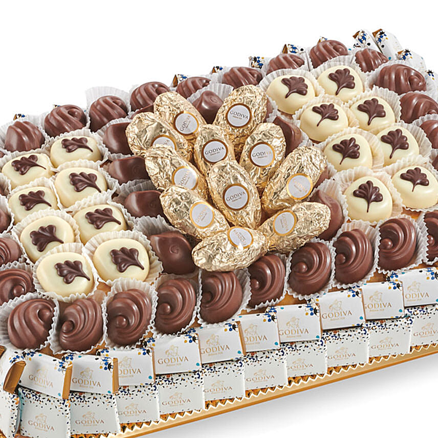 Order Assorted Chocolate Small Tray Collection By Godiva Online | Same ...