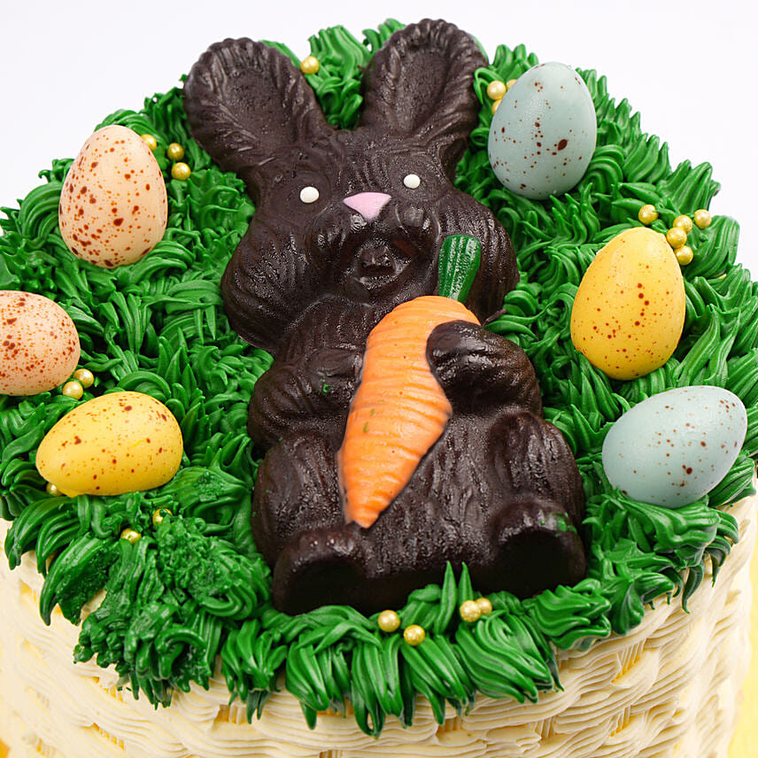 Online Happy Bunny Easter Cake Gift Delivery in UAE - FNP