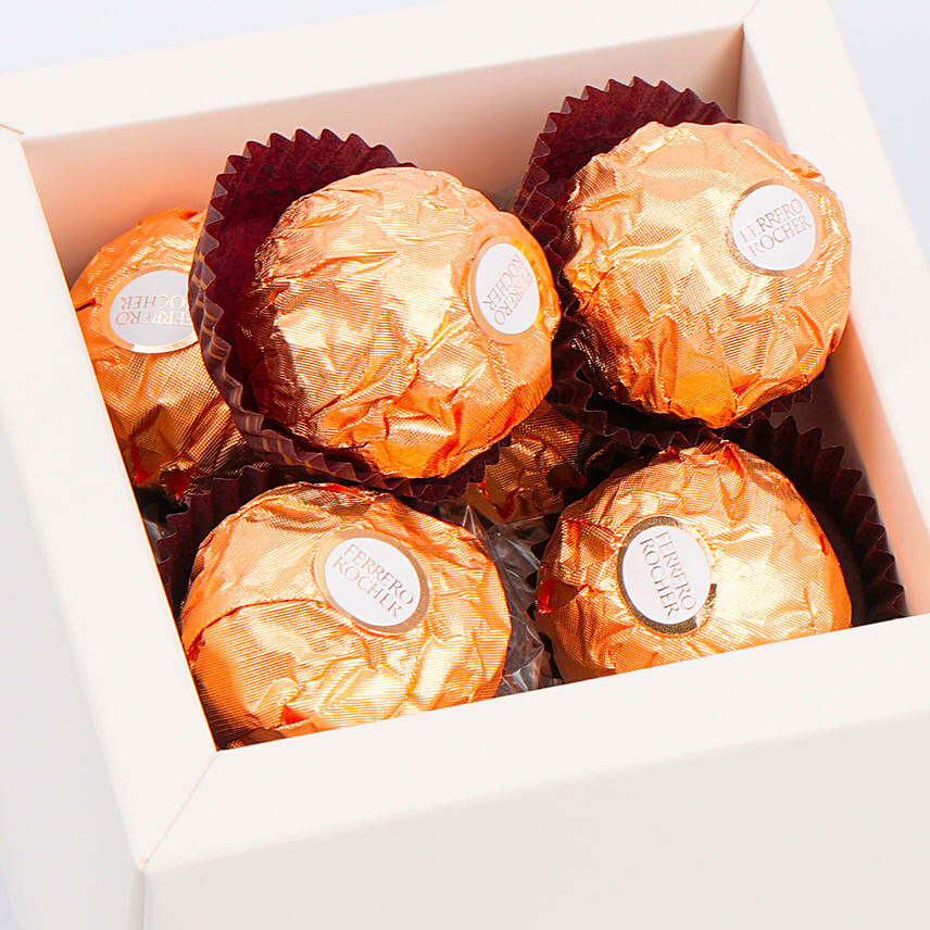 Online 6 Pcs Ferrero Rocher Box Gift Delivery in UAE - FNP